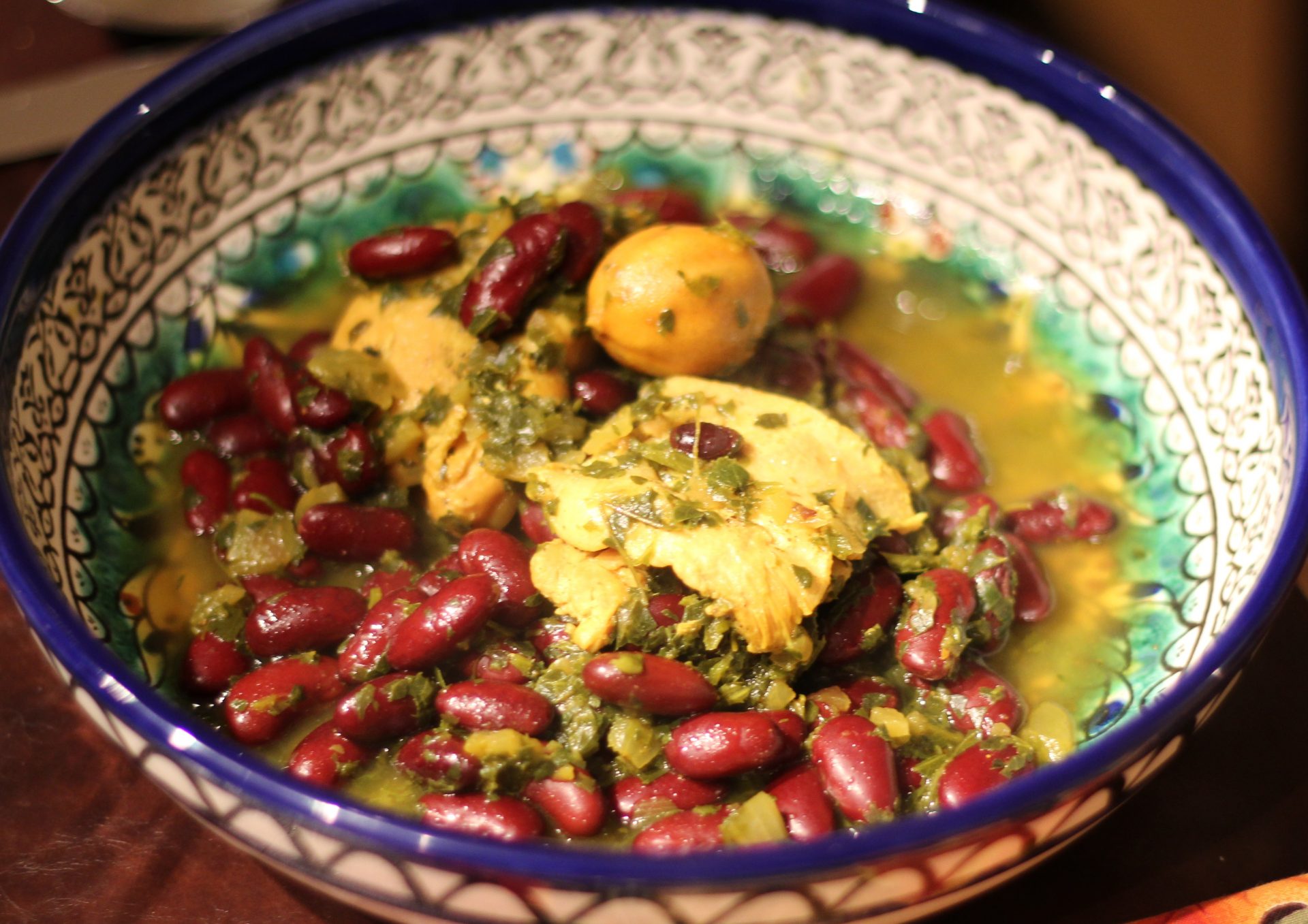 Ghormeh Sabzi (Chicken and Kidney Bean Stew) - Lisa and Frances Cook