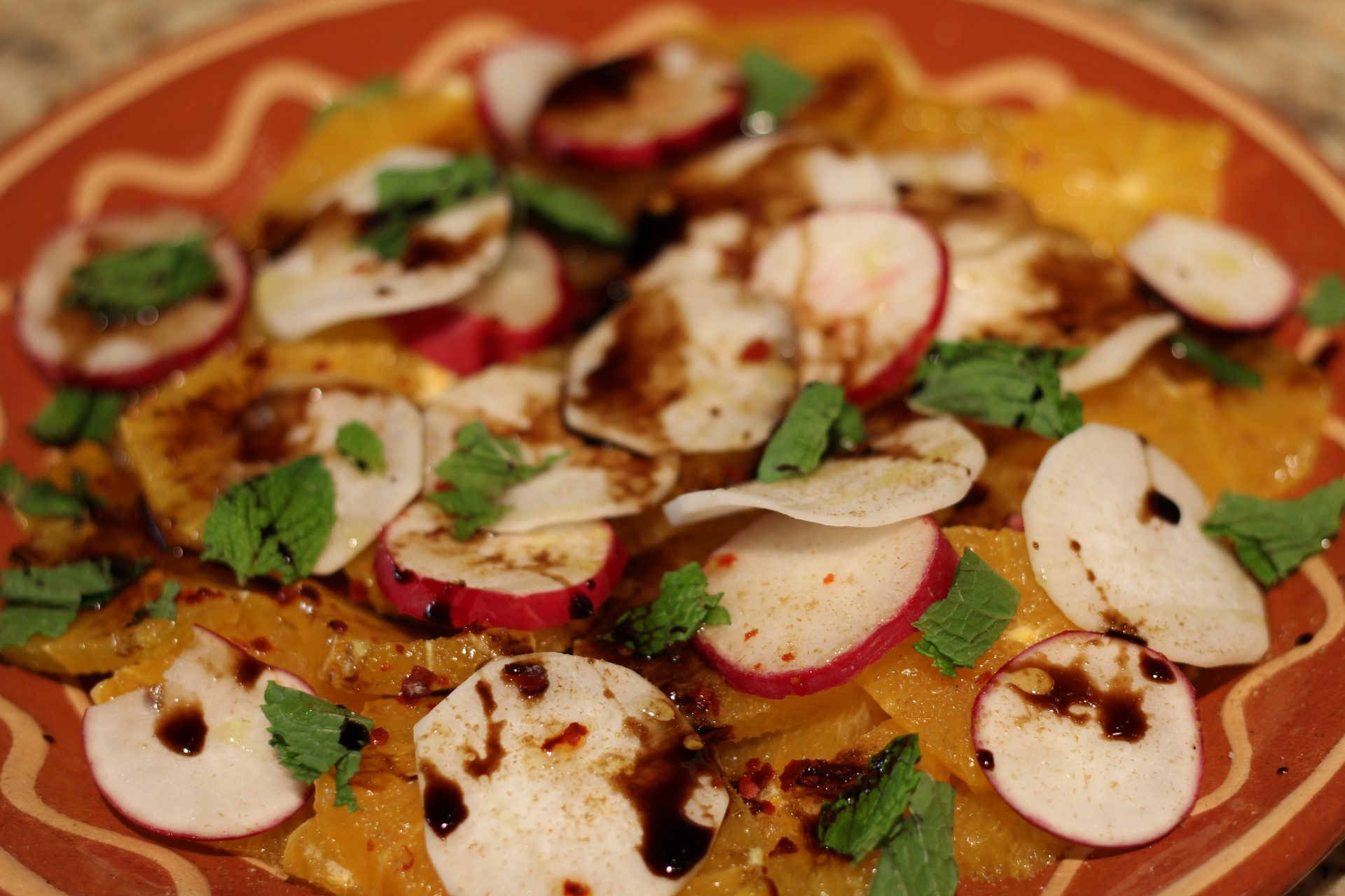 Orange and Radish Salad - Lisa and Frances Cook