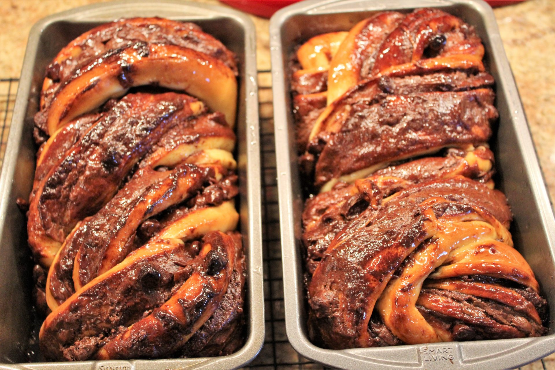 Chocolate Hazelnut Babka - Lisa and Frances Cook