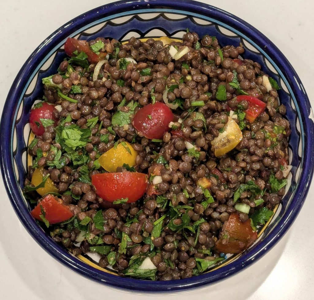 Beluga Lentil Salad - Lisa and Frances Cook